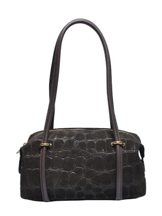 Roberta M Zweifarbig Rindsledertasche