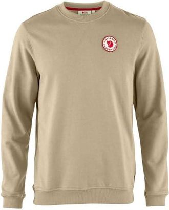 Fj&auml;llr&auml;ven 1960 Logo Badge Sweater M Maillot de surv&ecirc;tement, fossile, S Homme