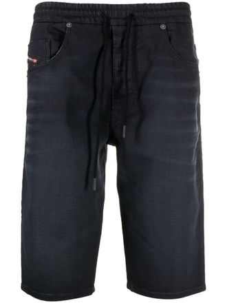 Diesel short D-Krooley en jean - Noir