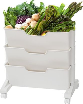 Generic Mobiles B&uuml;cherregal mit Rollen, beweglicher B&uuml;cherregalwagen, rollender Buchwagen, mehrst&ouml;ckiges B&uuml;cherregal | Flexibler Zugang B&uuml;cherregal f&uuml;r kleine