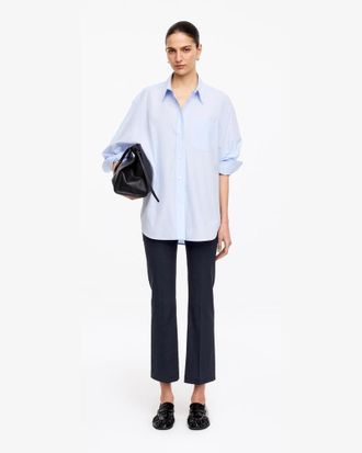 Arket Verk&uuml;rzte Ausgestellte Hose -Blau