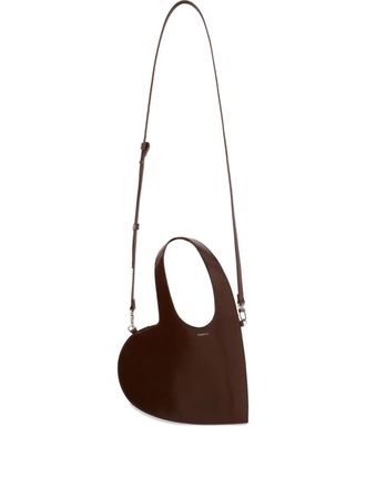 Coperni mini sac cabas &agrave; bride d&eacute;tachable - Marron