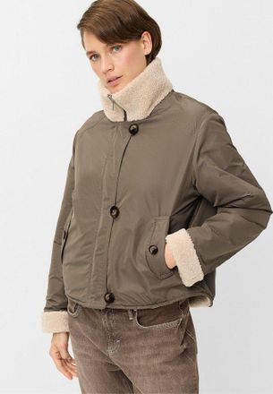 Fuchs Schmitt Wendejacke Stehkragen, Teddypl&uuml;sch, Regular Fit