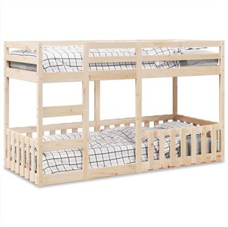 vidaXL Vidaxl - Lit superpos&eacute; 80x200 cm Bois de pin massif