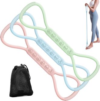 Generico Rückenschneider, Widerstandsbänder für das Training, für Frauen, Schultertrainingsbänder, Trainingsgürtel, manuelle Trage für Arme, Nacken, Hüften, P