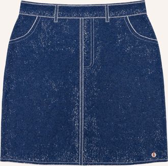 Frieda & Freddies Frieda & Freddies Strickrock In Denim-Optik blau