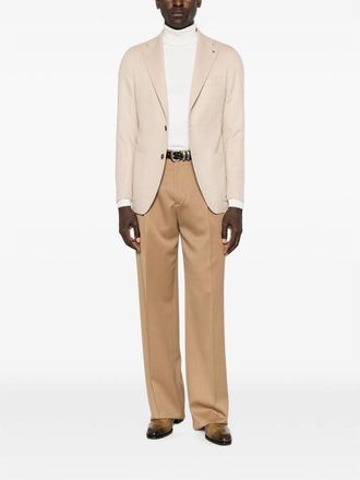 Tagliatore Cashmere Blazer - Beige