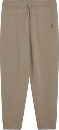 Burberry Femme, Pantalons, Brun, Taille: 44 FR Monogram Detail Knit Track Pants