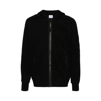C.P. Company Baumwoll Zip Hoodie Sweatshirts - - Sweatshirts & Hoodies - Herren - Schwarzk - L