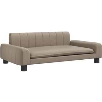 vidaXL Canap&eacute; pour enfants cappuccino 90x53x30 cm similicuir - Vidaxl