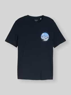 Tom Tailor Regular Fit T-Shirt aus reiner Baumwolle