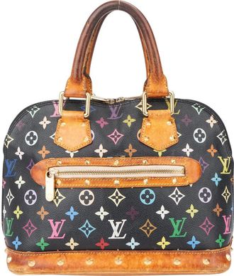 Louis Vuitton Crossbody Bags - Louis Vuitton Murakami Multicolor Alma PM Handbag - Gr. unisize - in Schwarz - f&uuml;r Damen