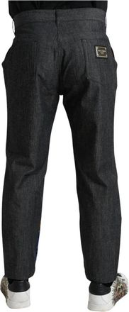 Dolce & Gabbana Homme, Jeans, Multicolore, Taille: L Tiger Print Loose Denim Jeans