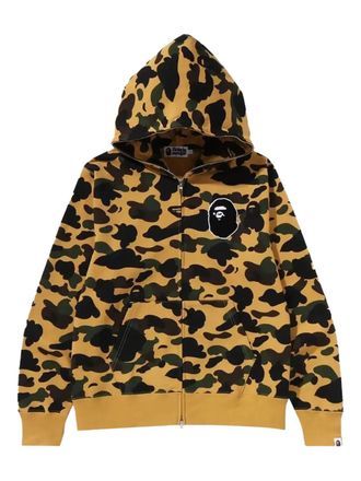 A Bathing Ape hoodie Camo Ape Head Yellow - Jaune