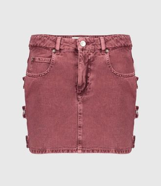 Isabel Marant Jupe Stessy Denim Rose