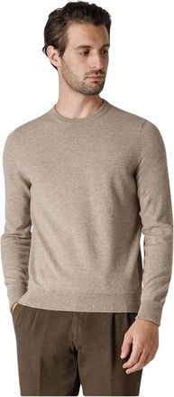Drumohr Pull Fine Maille Col Rond - Homme - Pulls - Beige - Taille: 2XL