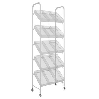 Generic Snackregal,Verkaufsst&auml;nder aus Eisen,freistehender Snackst&auml;nder mit Rollen,f&uuml;r K&uuml;chenartikel,Kaufh&auml;user,Superm&auml;rkte und Wochenm&auml;rkte,Regal f&uuml;r abgepac