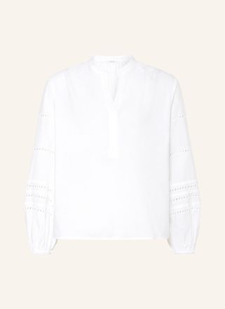 OPUS Blusenshirt Filandra Mit Lochspitze weiss