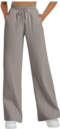 Generic Pantalon de Jogging pour Femme - Jambe Droite - Pantalon de Sport avec Poches - pour Le Fitness et Les Loisirs