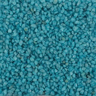 Eurosand GRANULAT 2-3 mm (Kleine Dekosteine, grobkörniger Farbsand) 1 kg. TÜRKIS -81
