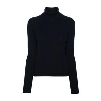P.A.R.O.S.H. Cut-out Jumper - - Knitwear - Damen - Blau - S