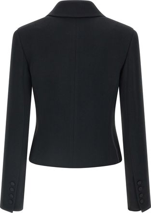 Ermanno Scervino Double-Breasted Tuxedo Blazer - Black