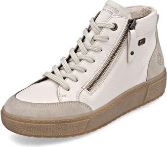 Remonte Damen Low-Top Sneaker D0700, Frauen Halbschuhe,lose Einlage,wasserabweisend,remonteTEX,Freizeit,sportlich,straßenschuhe,Weiss Kombi (80),36 EU