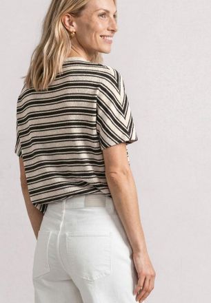 Street One Rundhalsshirt Strick aus weich fallendem Viskosemix