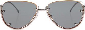 Diesel unisex, Accessoires, Gris, Taille: 59 MM Pilot Lunettes de soleil