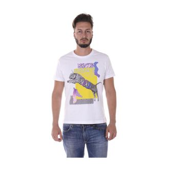 Versace Jeans Couture Homme, Tops, Blanc, Taille: M T-shirt Mercury Jersey