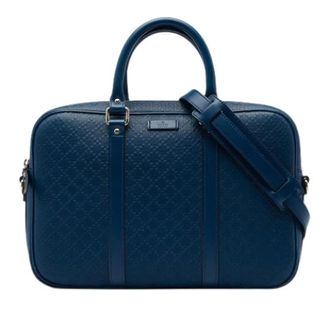 Gucci Pre-owned Vintage Business Bag - - Pre-owned - Damen - Blau - ONE SIZE