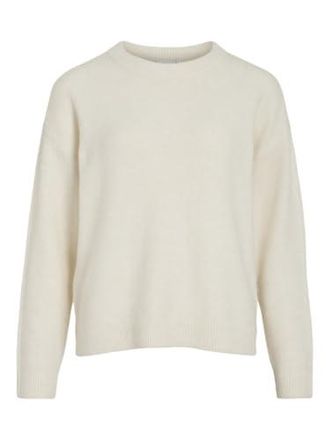 Vila Vila Vilolo L/S O-Neck Pullover/Ka Pull &agrave; col Rond, Bouleau, L Femme