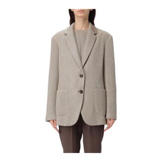 Brunello Cucinelli Femme, Vestes, Brun, Taille: 36 FR Classic Blazer Jacket