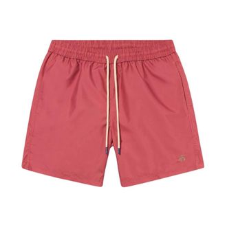 Brooks Brothers Schlichte Badeshorts - - Swimwear - Herren - Rosa - M