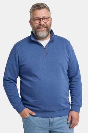 Boston Park Sweatshirt Troyer Sweat Stehkragen mit Zipper