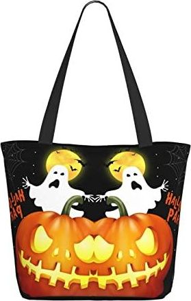 AOOEDM Happy Halloween Pumpkin Ladies Shopping Bag 13x11x7in.Le cadeau parfait pour la Saint-Valentin.Cest de la Saint-Valentin pour maman, fille, &eacute;pouse, et