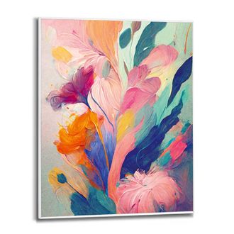 Reinders Gerahmtes Bild, Dreamy Flowers, Wohnzimmer, Poster, Wanddeko, Room Decor, MDF, Mehrfarbig, 50 x 40