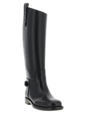 Burberry Cavalier Boot - Black