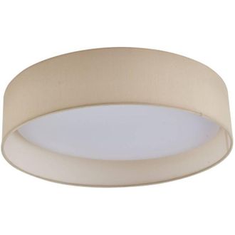 Lindby Lindby - led Plafonnier Eilif en textile pour salon & salle &agrave; manger