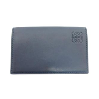 Loewe Porte-cartes de visite doccasion - Femme - Pre-owned - Bleu - Taille: ONE Size