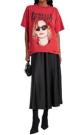 Balenciaga The Isabelle T-shirt Red Size S