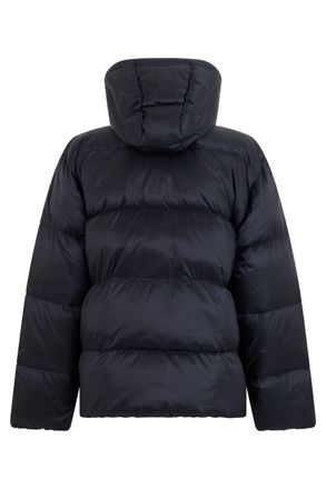 Polo Ralph Lauren Womens Padded Jacket With Hood Black Nylon Puffer