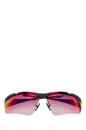 Balenciaga Womens Silver Metal Boomerang Sunglasses Mirror Infrared Exterior: Metallo Occhiali Da Sole