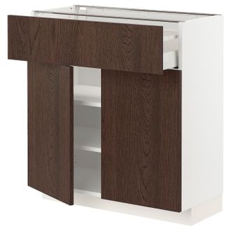 IKEA METOD / MAXIMERA Unterschr m Schub/2 T&uuml;ren