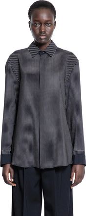 Saint Laurent Mens Pinstriped Shirt