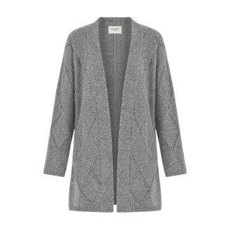 Marella Emmmoli Cardigan - - Knitwear - Damen - Grau - M