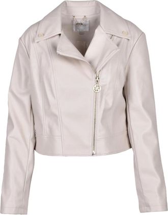 Guess Femme, Vestes, Beige, Taille: 40 FR Chiodo Similpelle Jacket