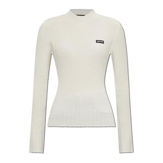 Rotate Rotate Birger Christensen, Damen, Strickwaren, Beige, LGr&ouml;&szlig;e