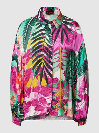 Miss Goodlife Bluse aus Viskose im Allover-Look