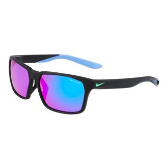Nike Maverick Matte Black/Blue Sonnenbrillen - - Accessories - Herren - Schwarzk - 59 MM